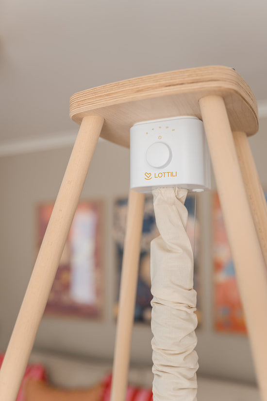 Federwiege mit Motor und Gestell für dein Baby ️ Lottili